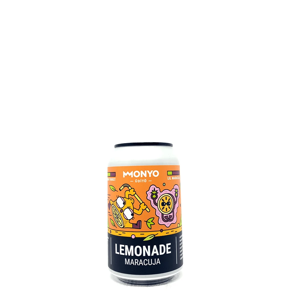 Monyo Maracuja Lemonade 0,33L - Alkoholmentes Italok - Beerselection ...