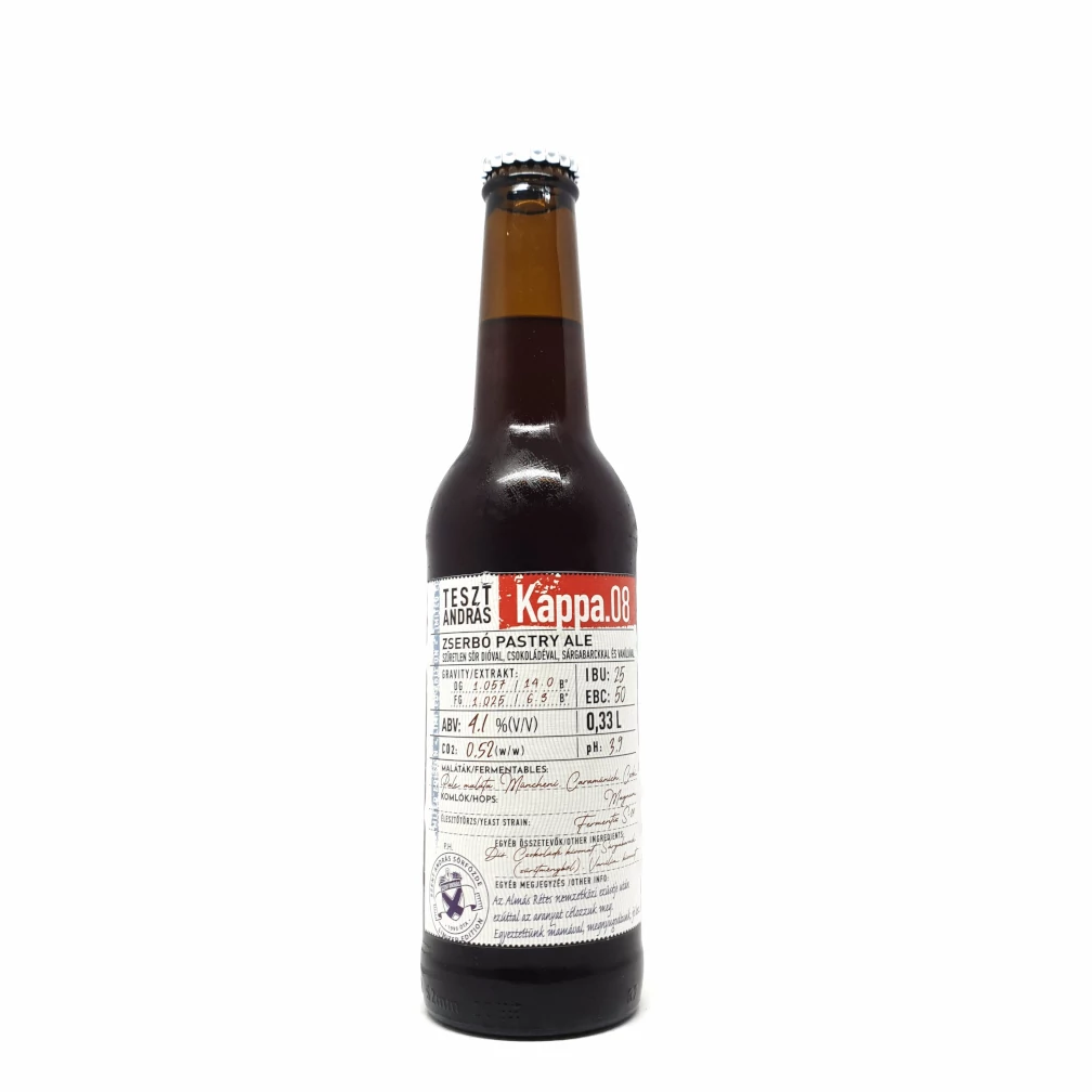Szent András Sörfőzde Kappa 08 0,33L - Porter - Stout - Beerselection ...