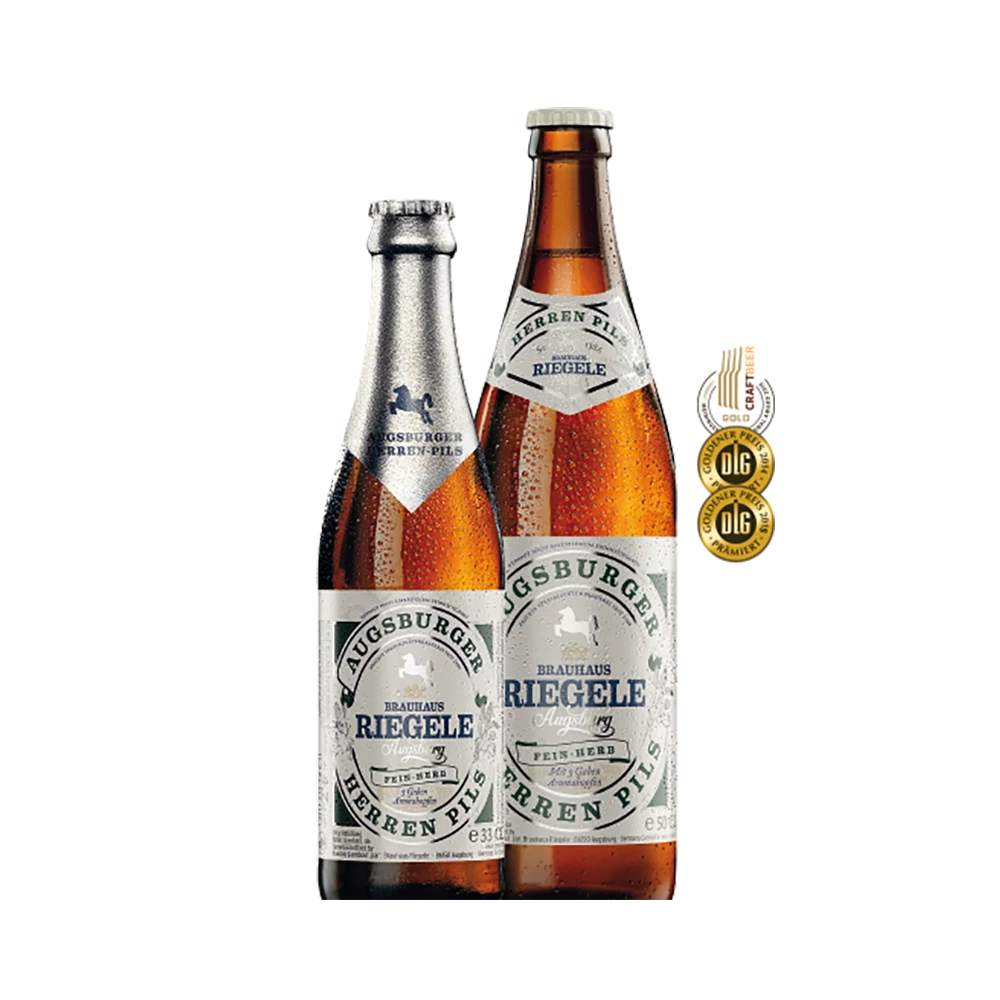 Riegele Herren Pils 0,5L - Lager - Beerselection - Több 100 féle sör ...